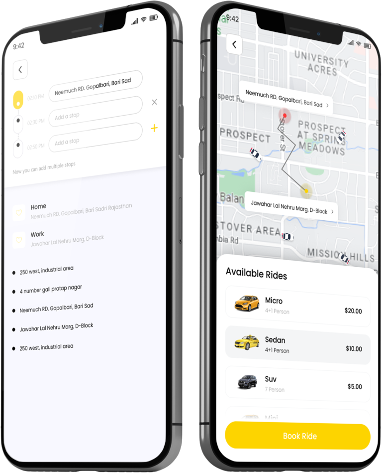 Uber like Taxi Booking App Development | WebSenor